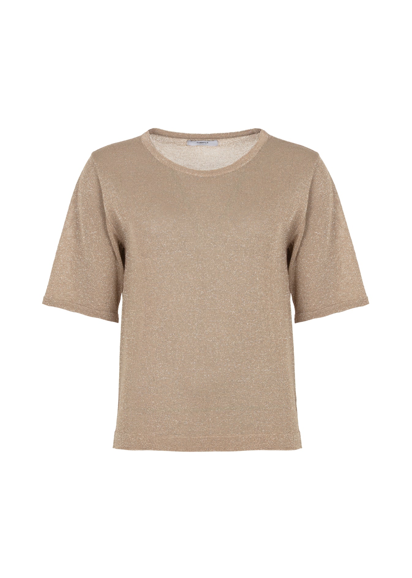 Jupiter T-shirt Taupe Silver – Simple the Brand